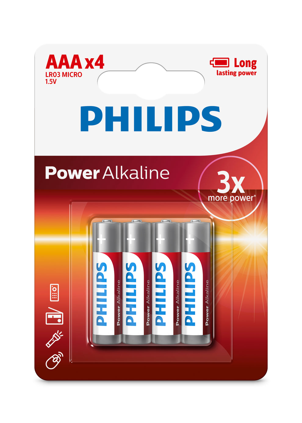 PHILIPS POWER ALKALINE AAA 4-PACK – AO Global Store